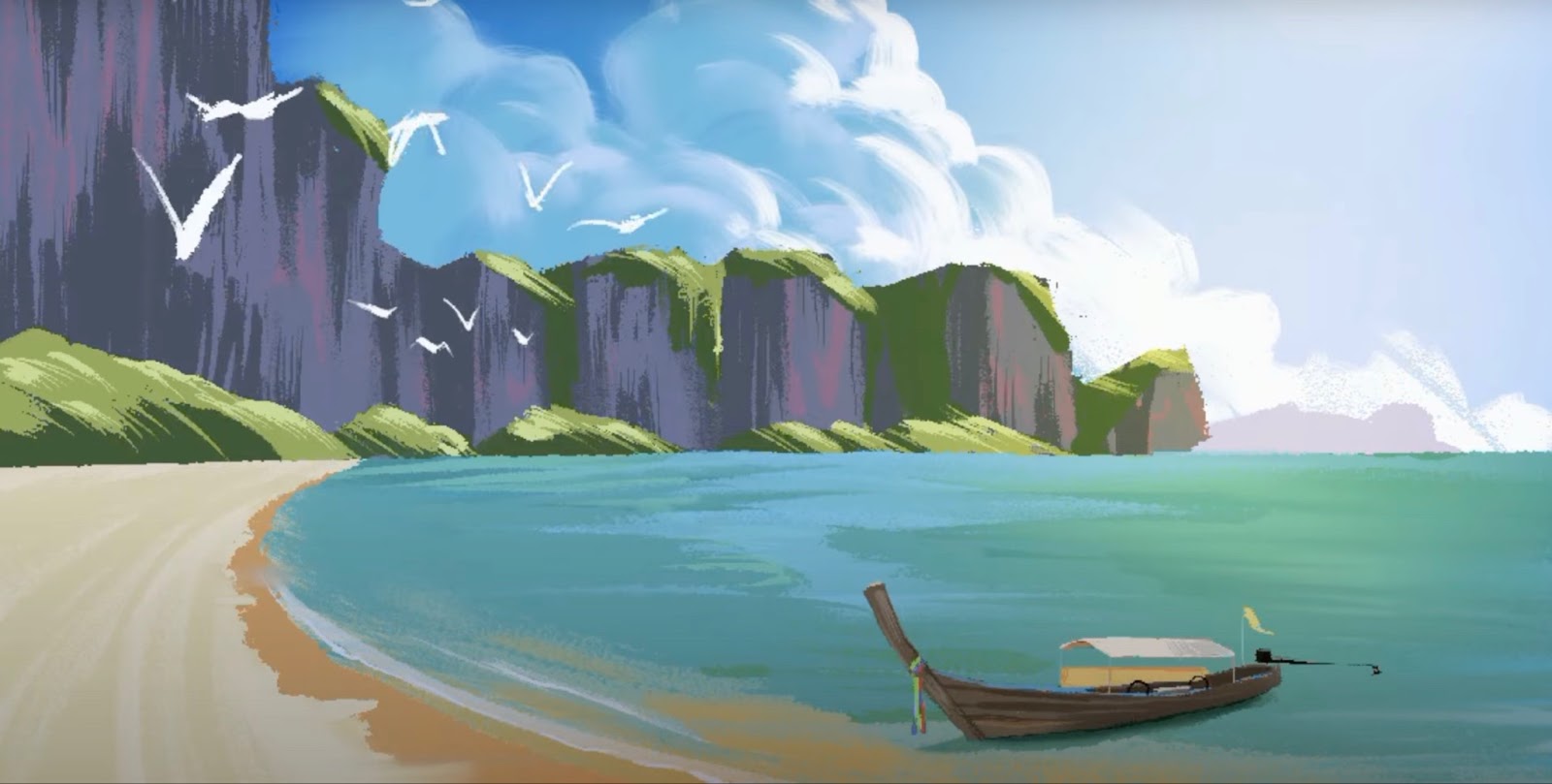 Simple Landscape Digital Art: Beginner's Guide